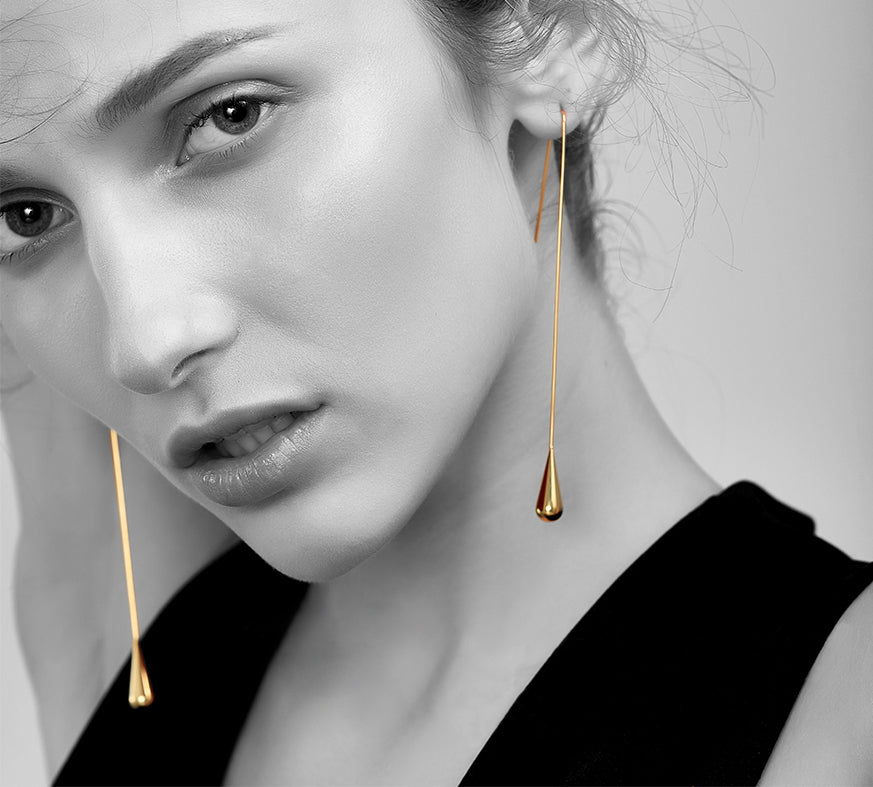 Allure Drop Geometry Earrings – Vintage Creators