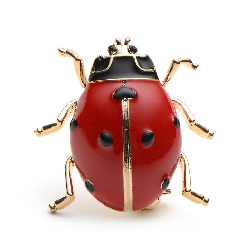 Red And Black Ladybug Brooch – Vintage Creators